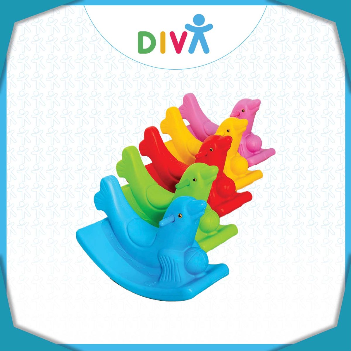 Dolphin rocking toy - Diva Egypt for nursery supplies